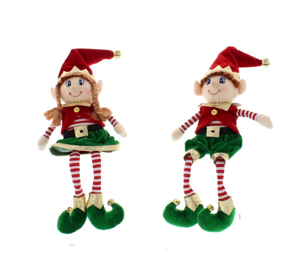 Elf decorations with dangly legs - Lets Enjoy the Little Things